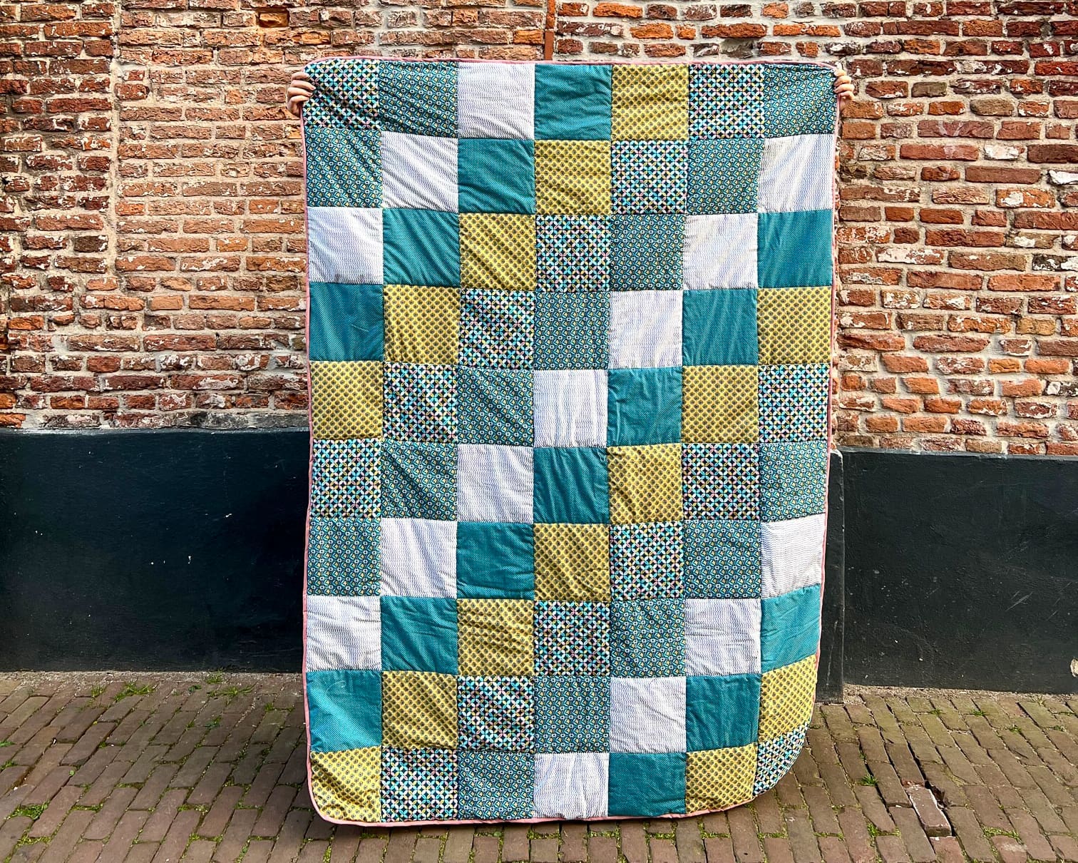 DIY quilt/patchwork deken | Perfect voor beginners | Budgetstoffen Blog